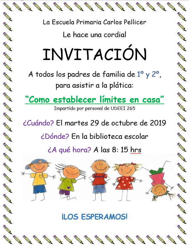 Primaria Carlos Pellicer 2019_2020: PLATICA PARA PADRES