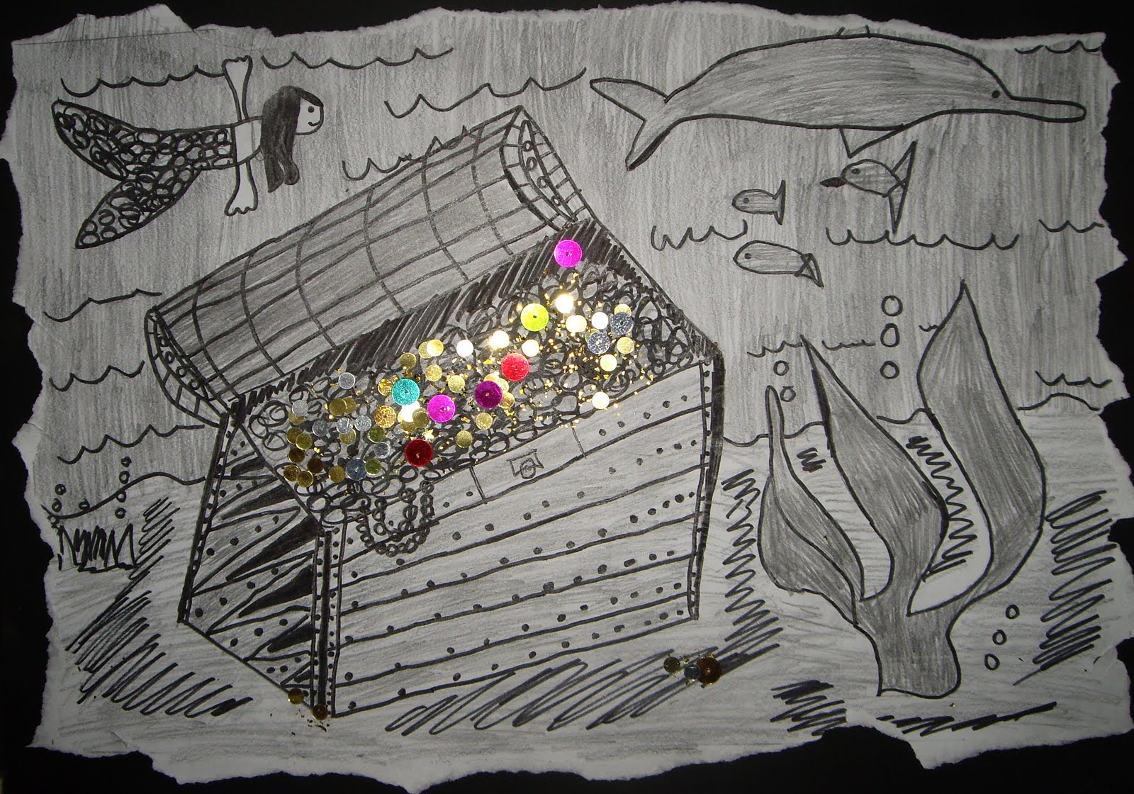 Use Your Coloured Pencils: Treasure Chest Drawings