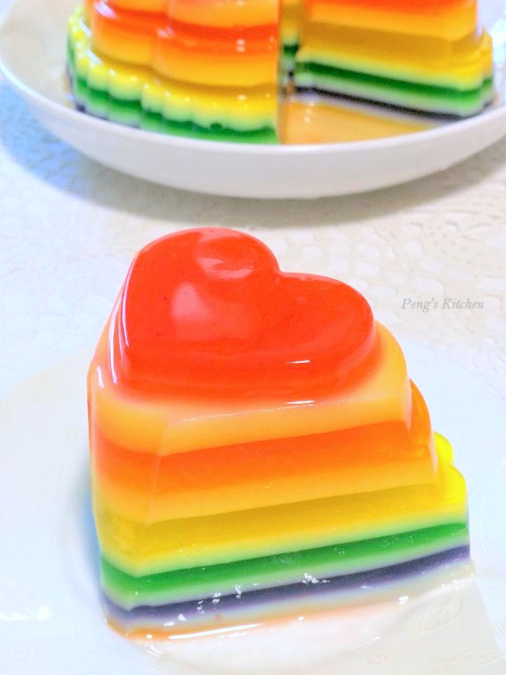 Peng's Kitchen: Rainbow Agar Agar