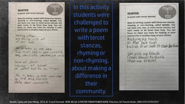 Poetry for Children: Learning from students: Tercets