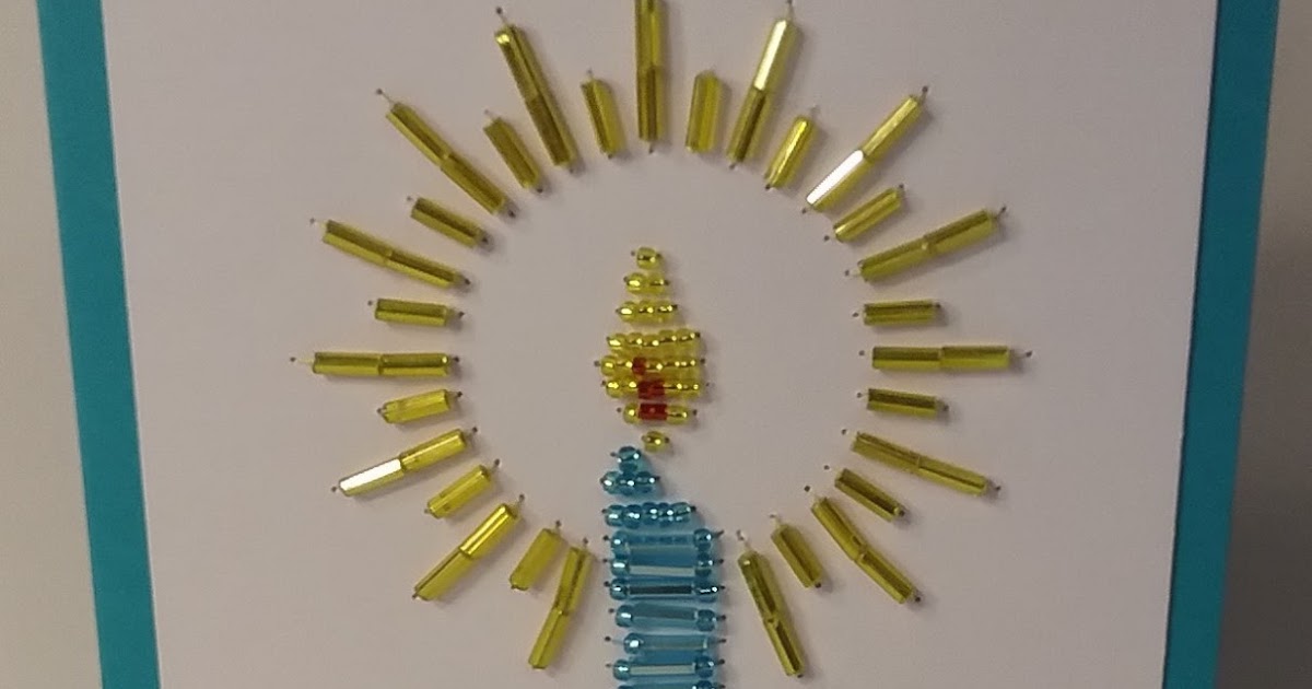 JS Design Stitch Card: Candle