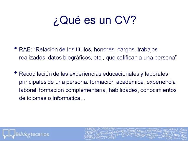 Curriculum Vitae Que Significa - Birthday Letter