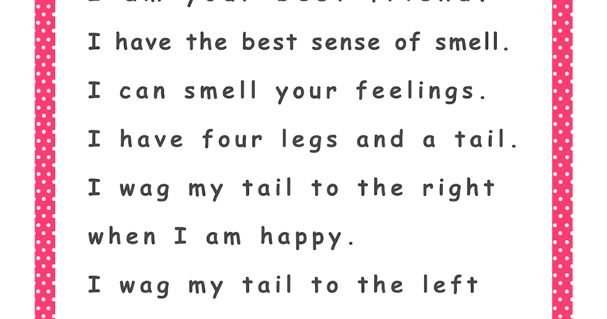 Guessing Game for Kids - Who am I? - I am a Dog