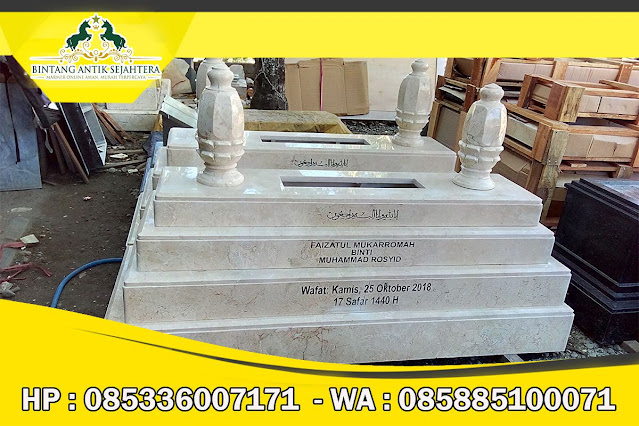 Model Kijing Marmer Tulungagung, Kijing Makam Marmer, Contoh Pemasangan ...