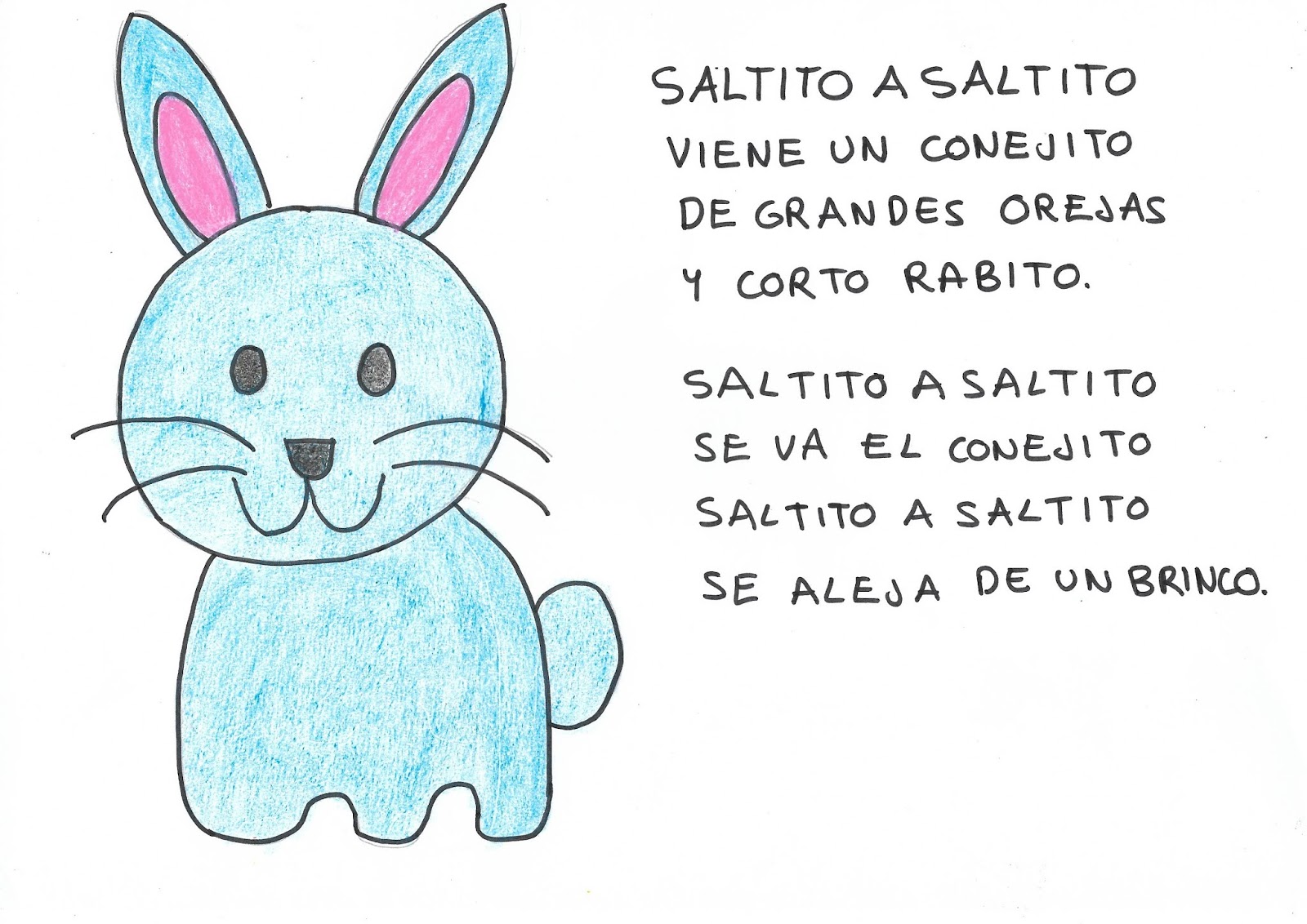 Allúe Infantil 3 años: POESÍA DEL CONEJO