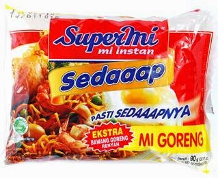 Mie Instant Supermi dan Jenis-jenisnya - Komposisi Produk