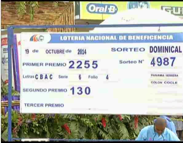 Resultados Loteria Nacional de Panama domingo 19 de Octubre 2014 ... Resultados Loteria Nacional de Panama domingo 19 de Octubre 2014 ...