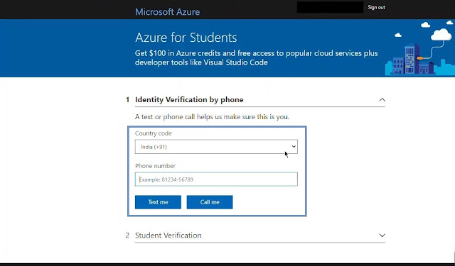 Signing Up for Azure 4 Students Account