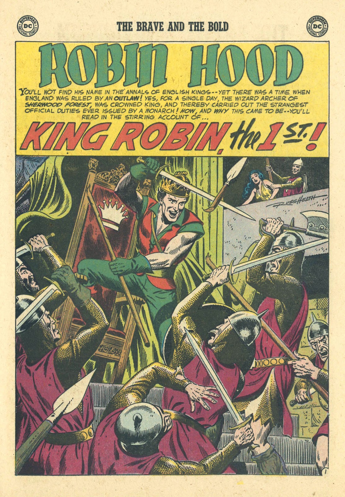King Robin The 1st! (BRAVE BOLD #13) Russ Heath