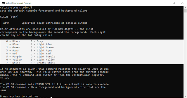 [CMD TRICKS #4] CHANGE COLOR OF CMD