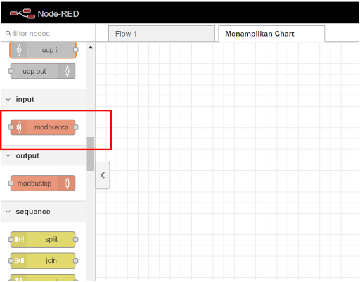 Creating a Chart on node-RED and displaying data from Modbus TCP