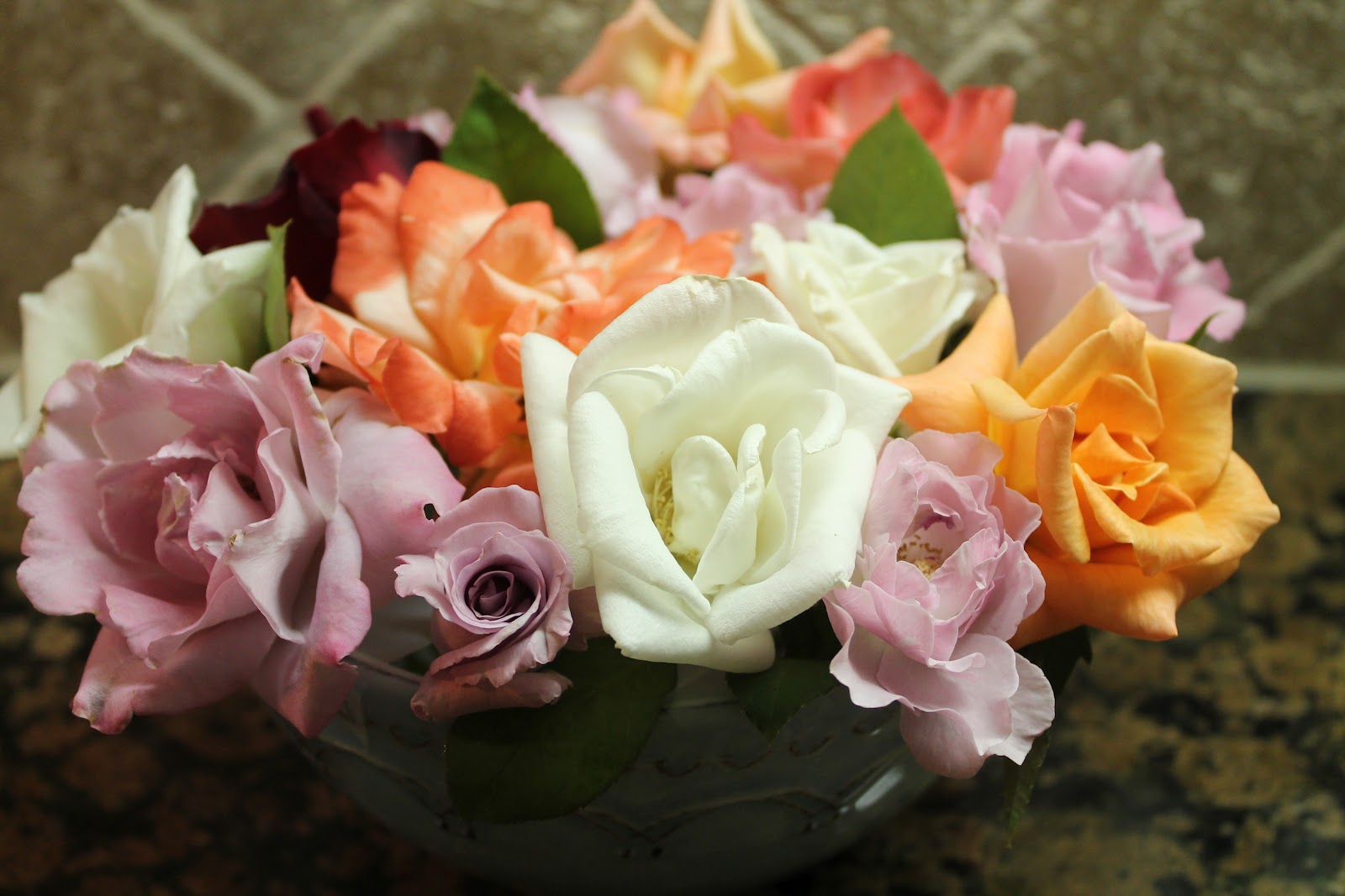 Texas Homemaking: Simple Living :: Tip for Arranging Fresh Flowers