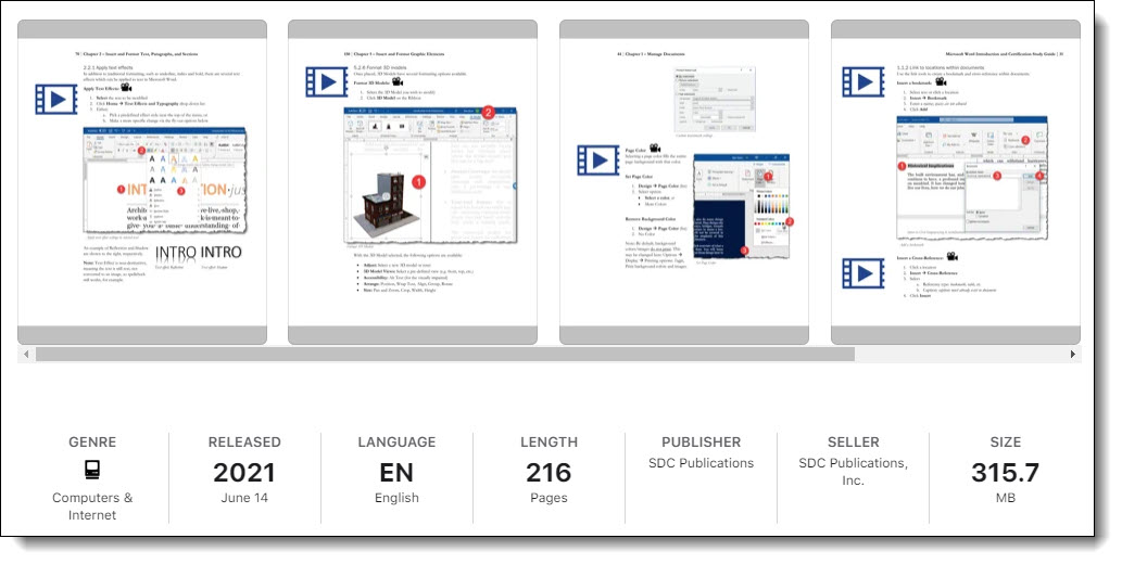 BIM Chapters: New Book: Microsoft Word Introduction and Certification ...