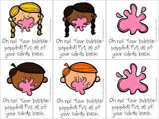 Bubble Gum Articulation Game for K and G