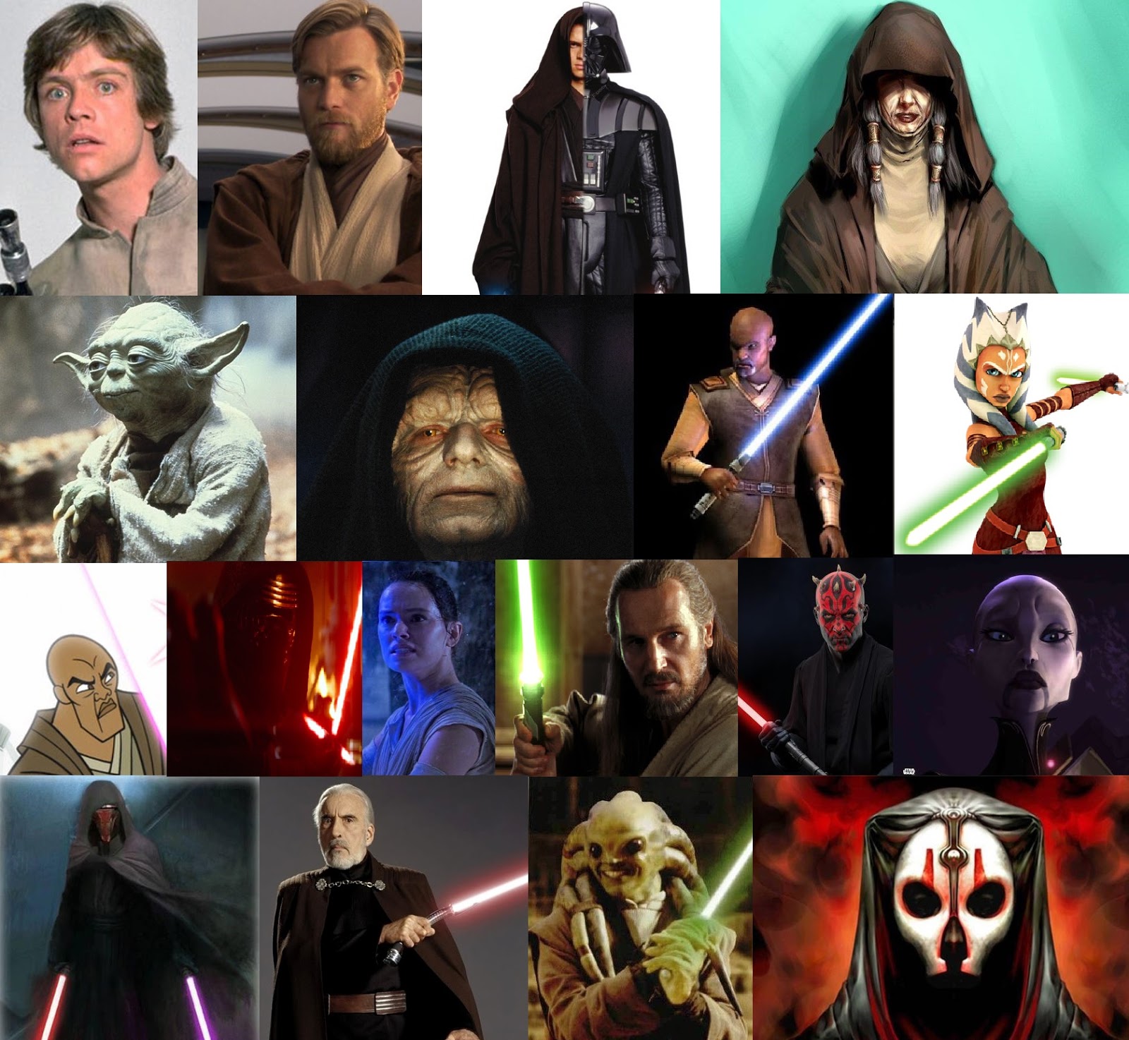 Random Thoughts: Favorites - 14 Favorite Force-Wielders from Star Wars