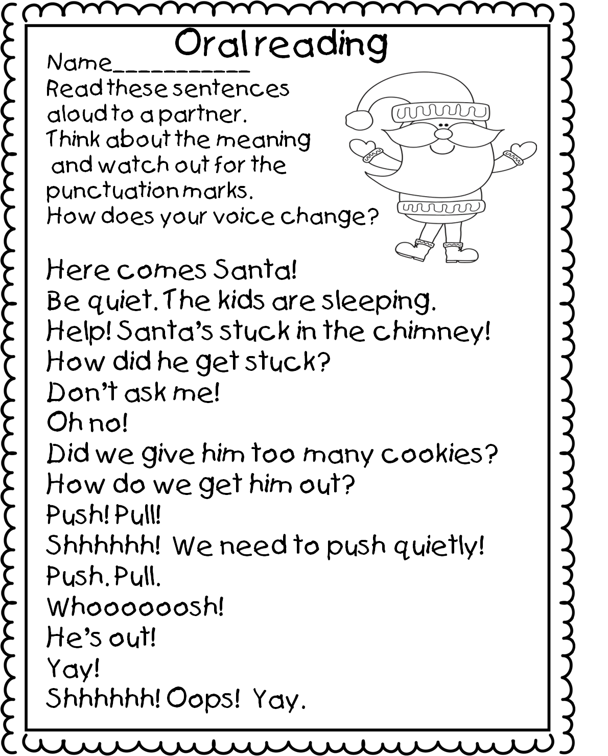 First Grade Wow: Santa's Stuck and Grinch Stuff!!