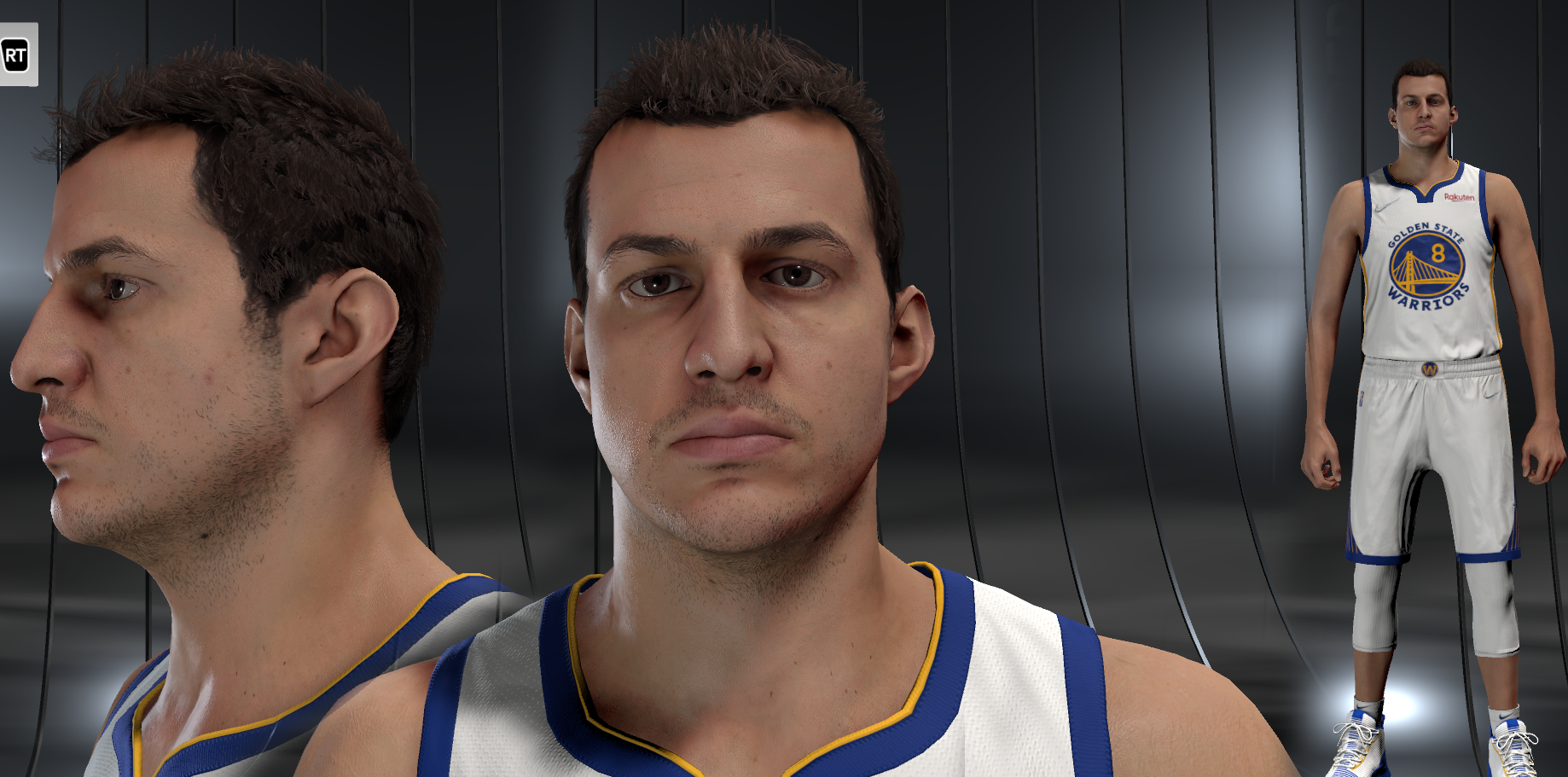 NBA 2K22 Nemanja Bjelica Cyberface Update and Body Model by PPP