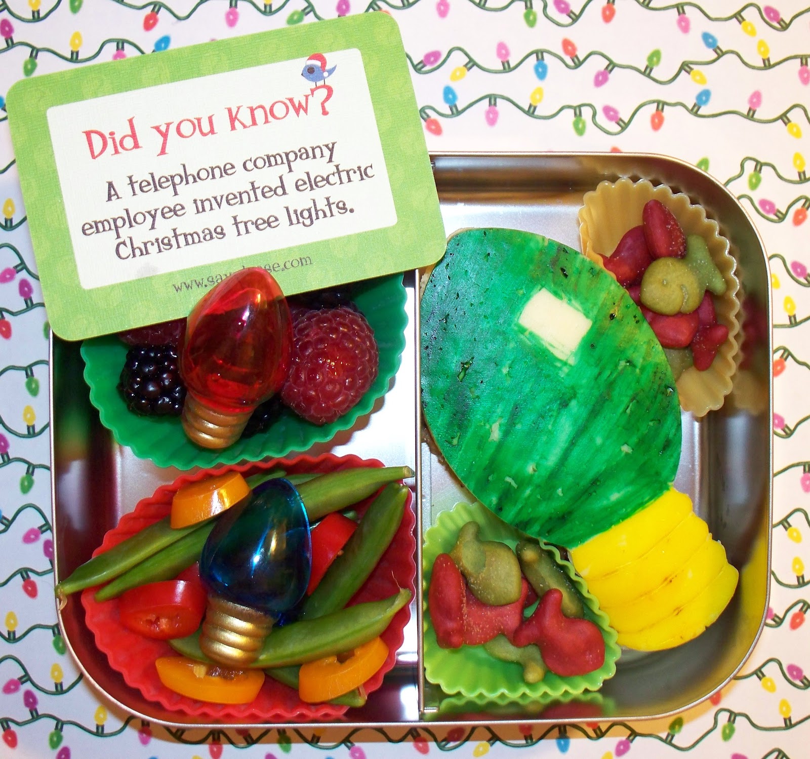 Molly's Lunch Box: Christmas Lights Lunch