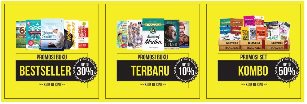Pesta Jualan Online Buku Dengan Harga Serendah RM1 di Bookcafe.com