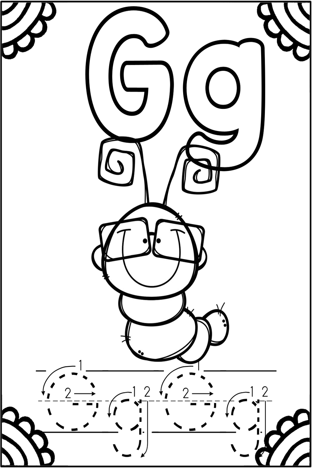 Abecedario para Colorear y Trazar | Mundo de Rukkia