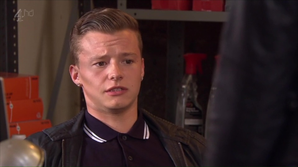 ausCAPS: Charlie Wernham shirtless in Hollyoaks
