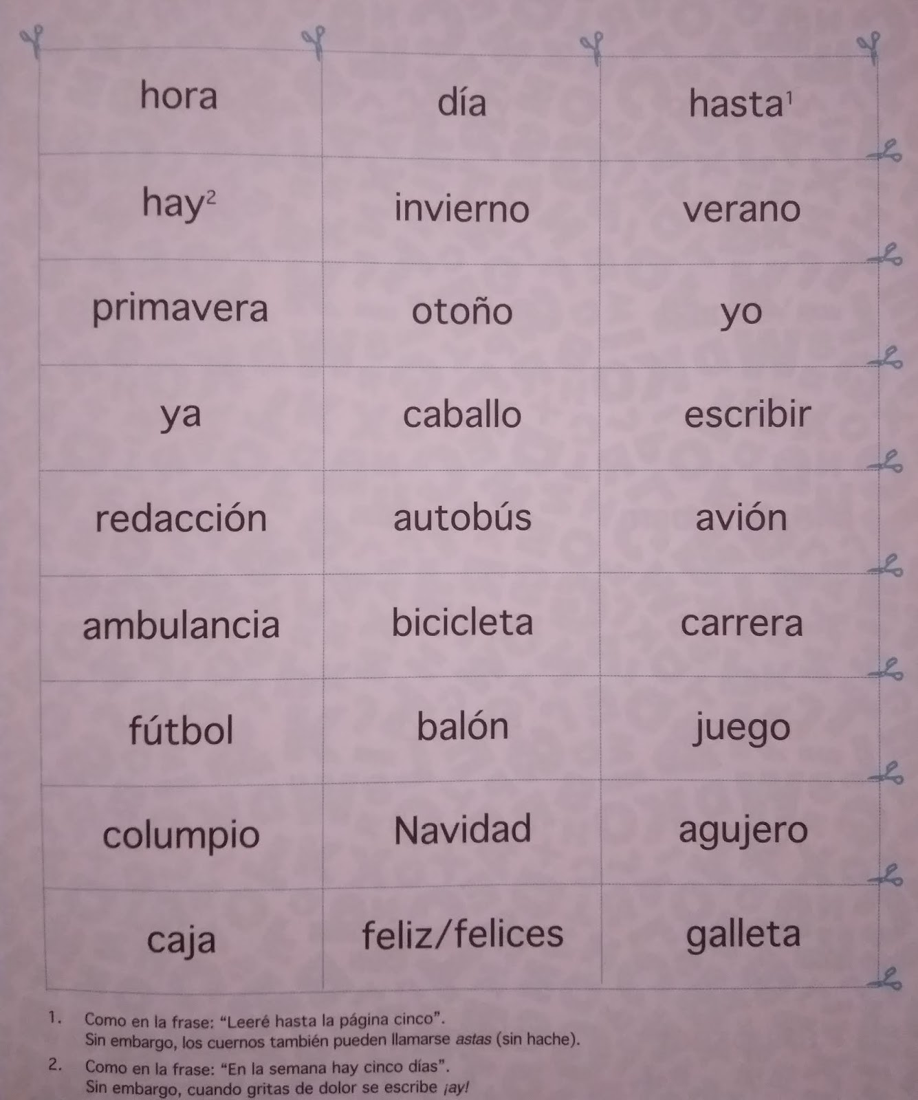 ¡En dos segundos!: ORTOGRAFÍA. PALABRAS FRECUENTES 2.