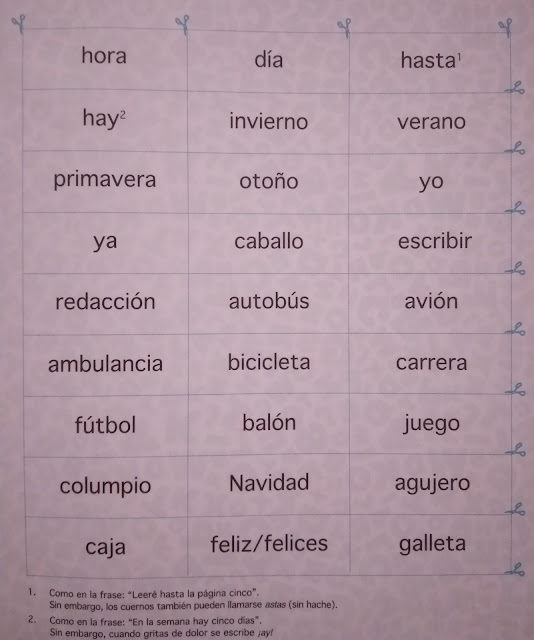 ¡En dos segundos!: ORTOGRAFÍA. PALABRAS FRECUENTES 2.