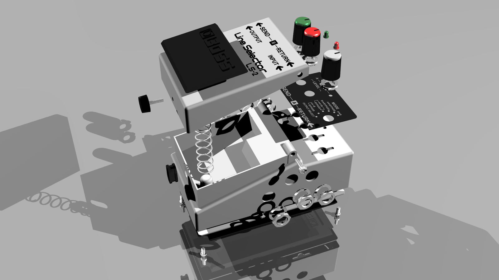 Reverse Engineered Object: HD Render and Exploded View