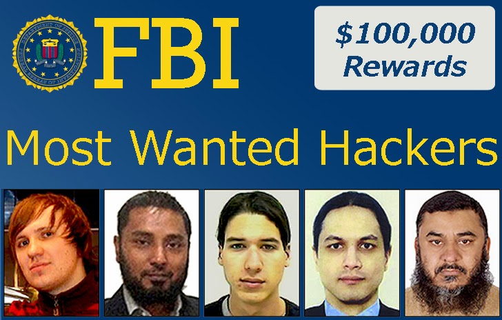 FBI offering $100,000 reward for information on Most Wanted Cyber Criminals