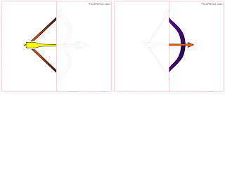 Draw other side: Free printable Archer draw other side drawing ...