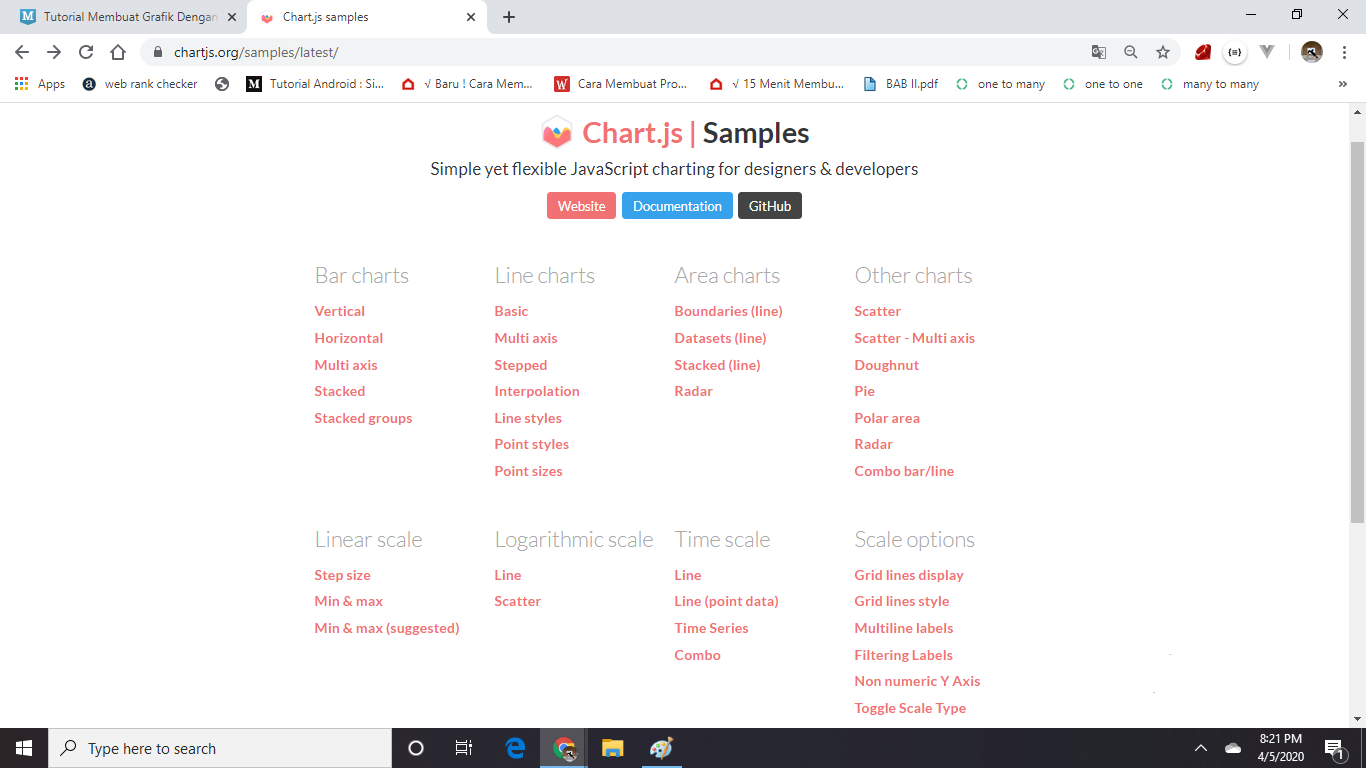 Cara Membuat Grafik dari Php dan Database MySQL dengan Chart Js - Sahretech