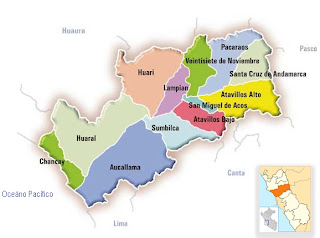 PROVINCIA DE HUARAL : Lugares Turísticos Región Lima