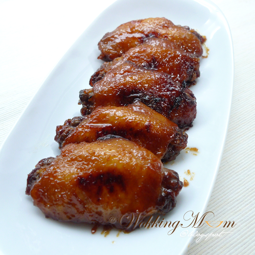 Let's get Wokking!: Tangy Hoisin Winglets 酸味海鲜酱烤鸡翼 | Singapore Food ...
