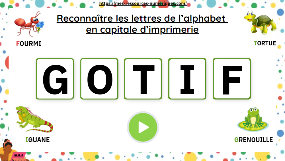 ACCÉDEZ GRATUITEMENT AU JEU NUMÉRIQUE INTERACTIF - Reconnaître les ...