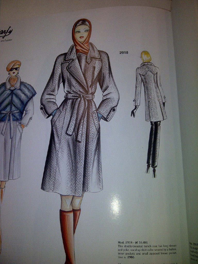 Jackie's sewing projects in progress...: Challenges on my 2nd Marfy Coat