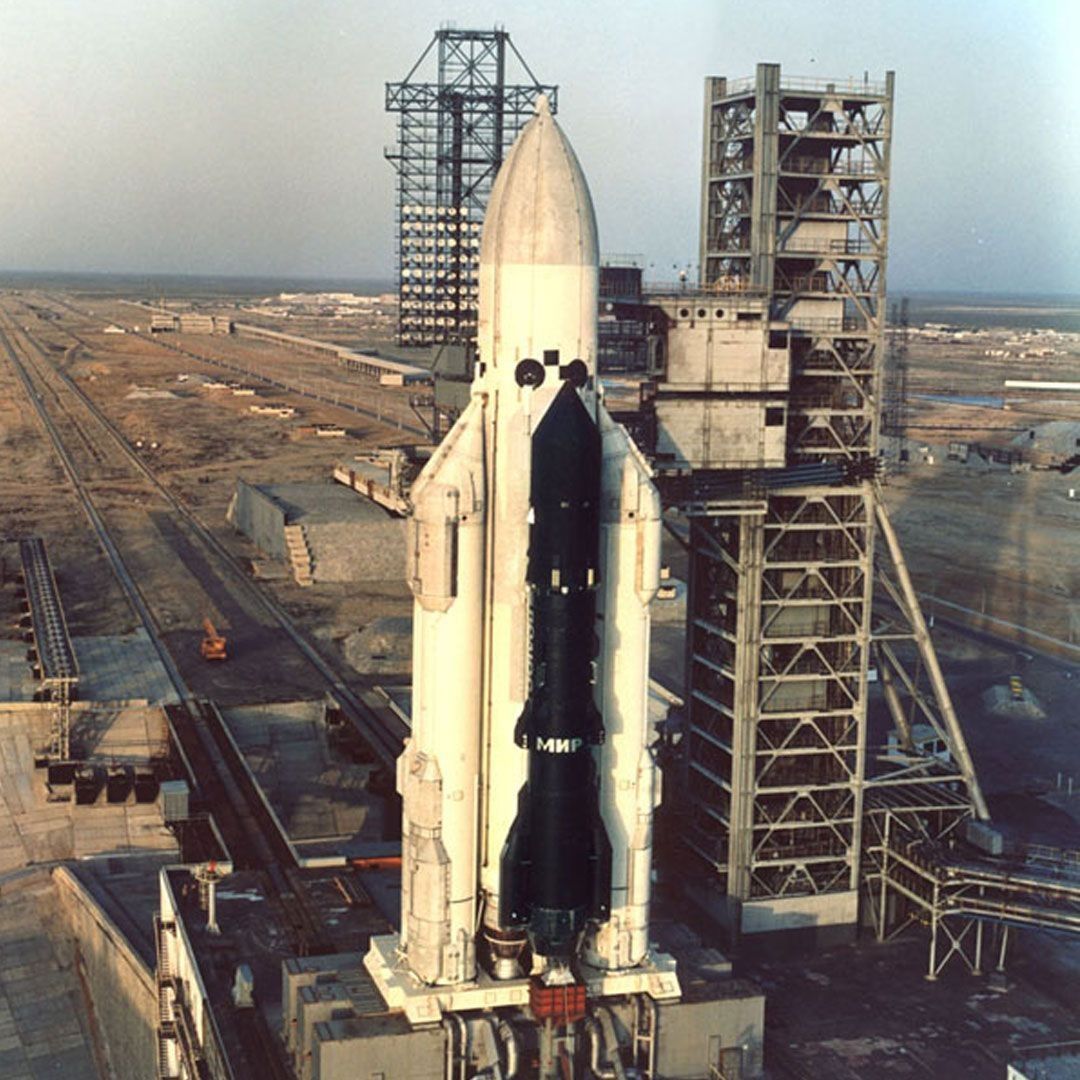 Soviet Space Shuttle Launch