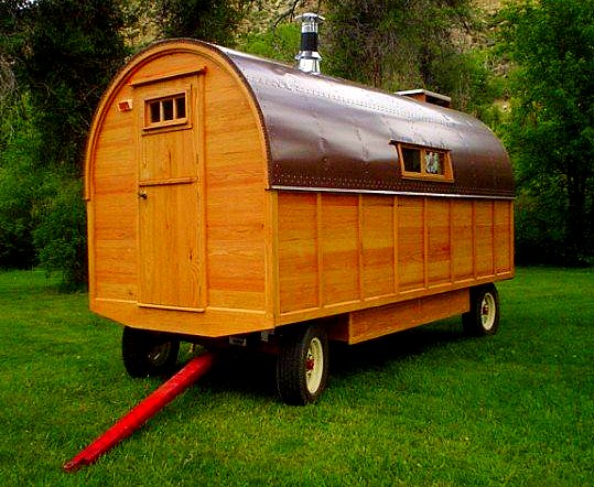 The Flying Tortoise: Modern Sheepwagon Camper...