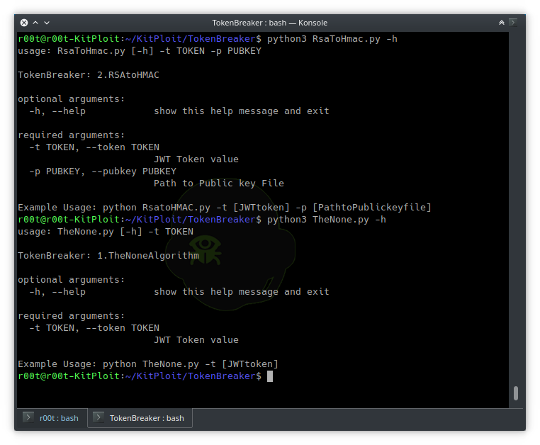 Tokenbreaker Json Rsa To Hmac And None Algorithm Vulnerability Poc