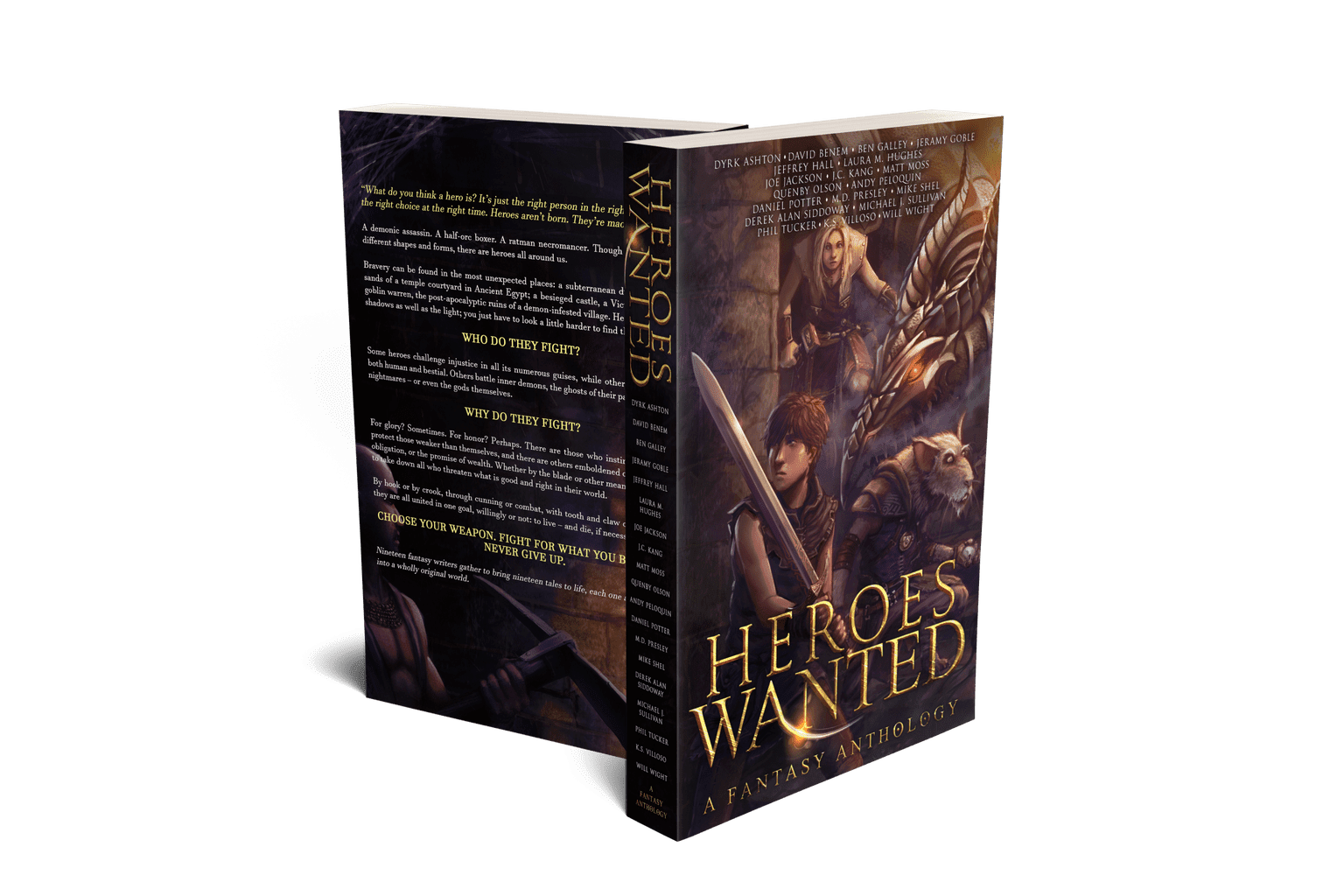 Fantasy Book Critic: Heroes Wanted: A Fantasy Anthology Editor (Laura M ...