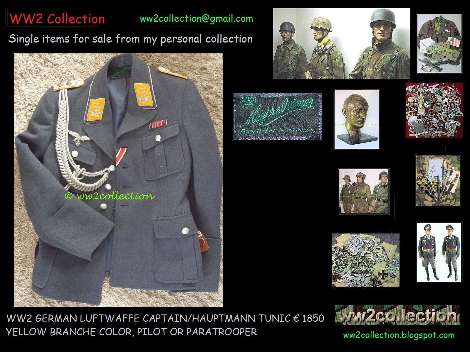 WW2 Collection Price List of my Private Collection Liquidation: WW2 ...