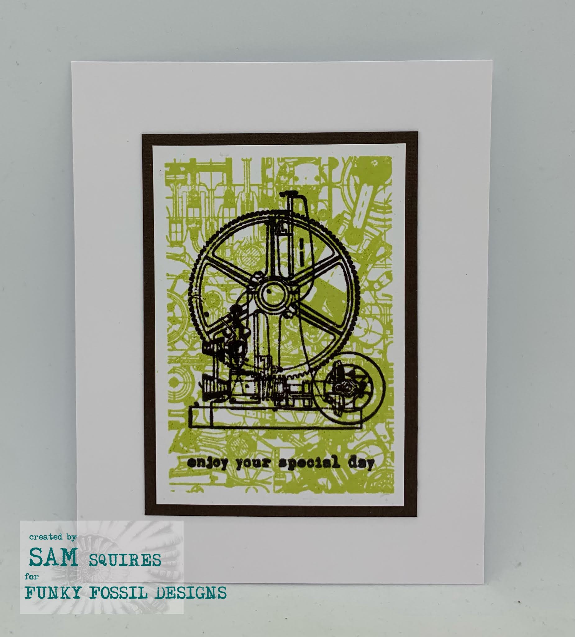 A Crafting Niche: Funky Fossil Designs new "A7 Stamp Sets" Preview 1