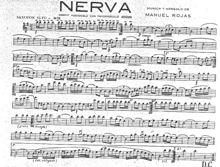 adoramos la musica: PARTITURA DEL FAMOSO PASODOBLE "NERVA"