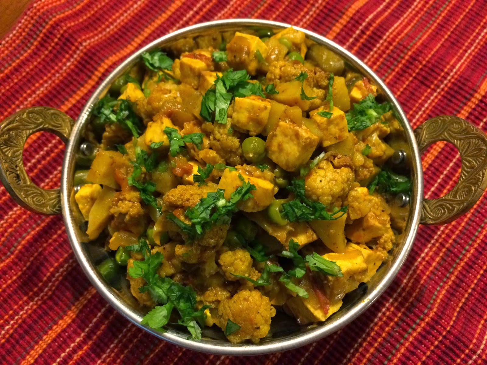 Indian Food: Paneer and Vegetables Taka Tak