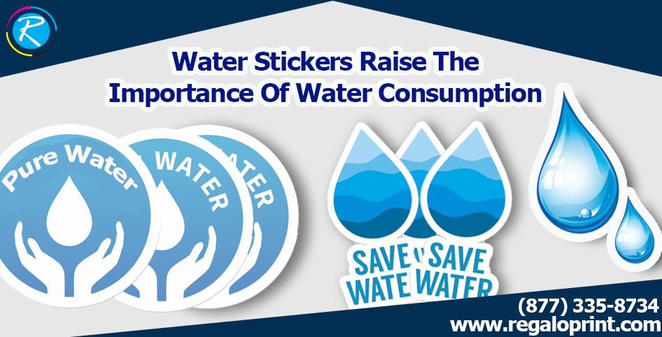 Water Stickers Raise The Importance Of Water Consumption