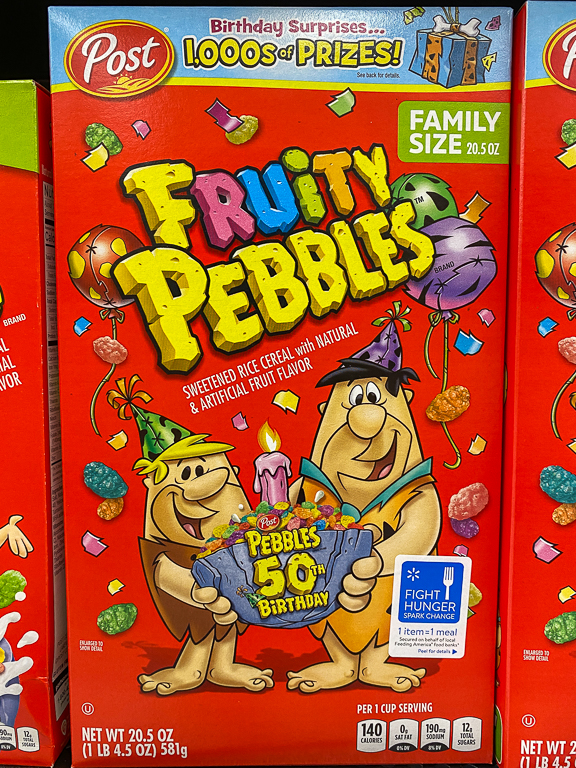Tales of the Flowers: Saturday Morning Cereals - Pebbles Cereal ...