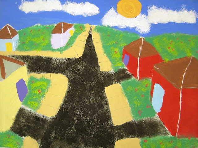 Groove is in the Art: Grade 6: Landscape painting