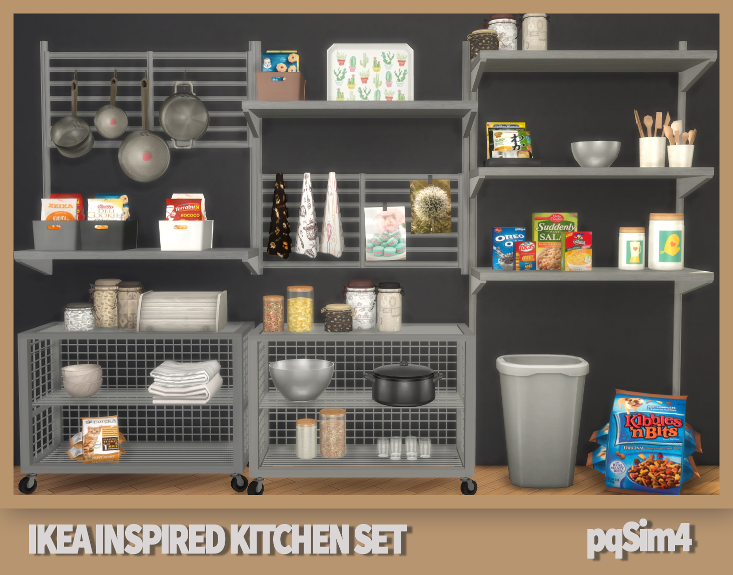 Sims 4 IKEA Shelf CC