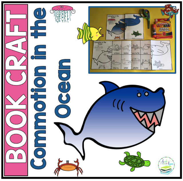 COMMOTION IN THE OCEAN BOOK CRAFT ~ Book Units by Lynn