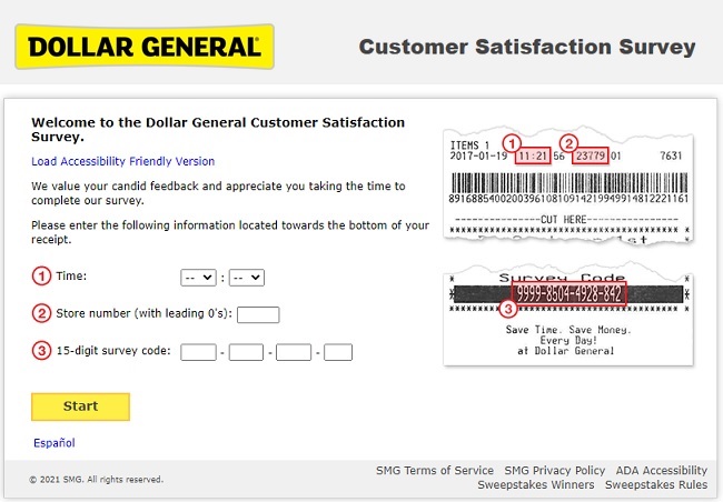Dollar General Customer Survey Sweepstakes on DGCustomerFirst.com ...