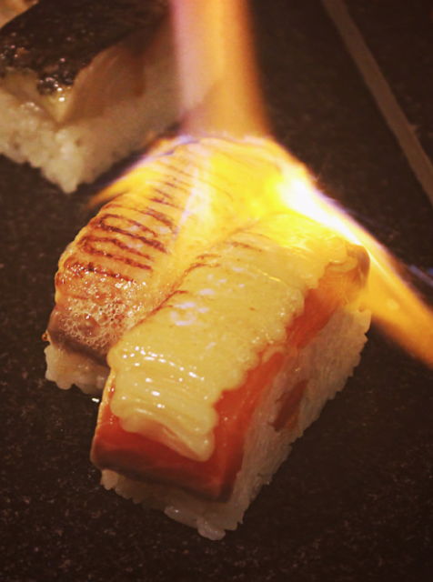 Scrumpdillyicious: JaBistro: Oshizushi and Aburi-Style Sushi